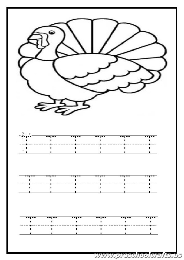 Free Printable T Is For Turkey Worksheets - Download & Print Free ...