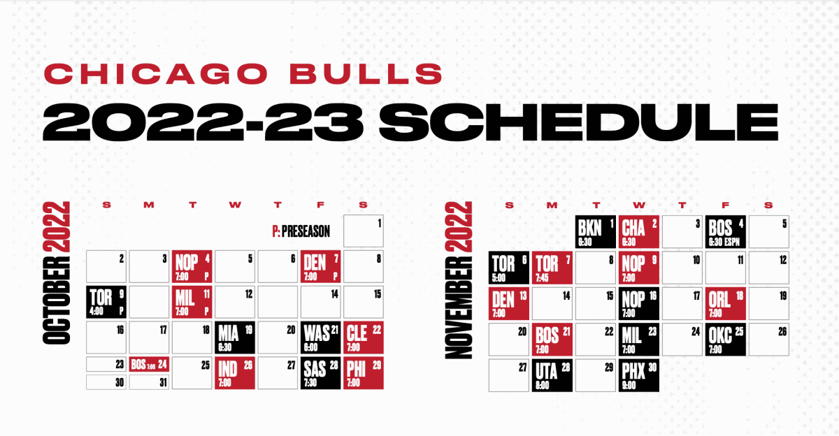Chicago Bulls Schedule 2025-26 Printable - Download & Print Free ...