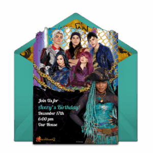 Descendants 2 Invitations Free Printable - Download & Print Free ...