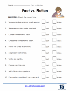 Fact Or Fiction Questions Printable - Download & Print Free Educational ...