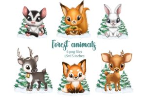 Free Printable Little Forest Animals - Download & Print Free ...