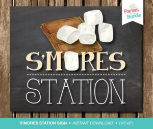 Smores Bar Sign Free Printable - Download & Print Free Educational ...